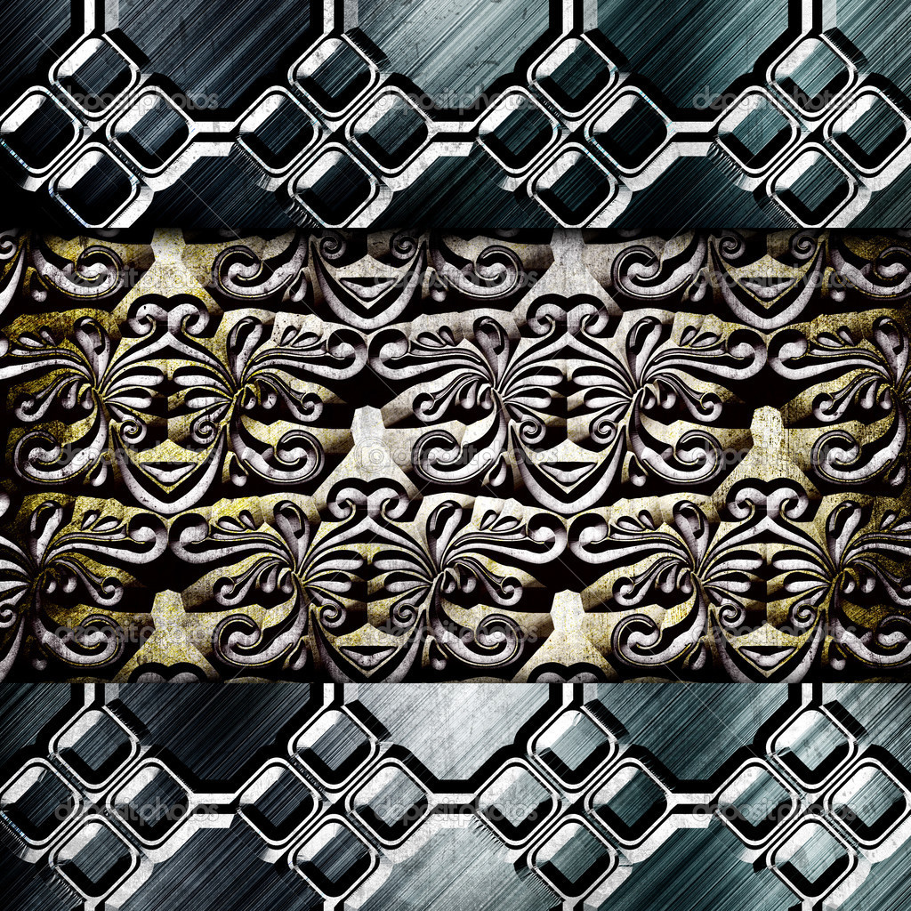 Iron template for design — Stock Photo © Nik_Merkulov #27872979