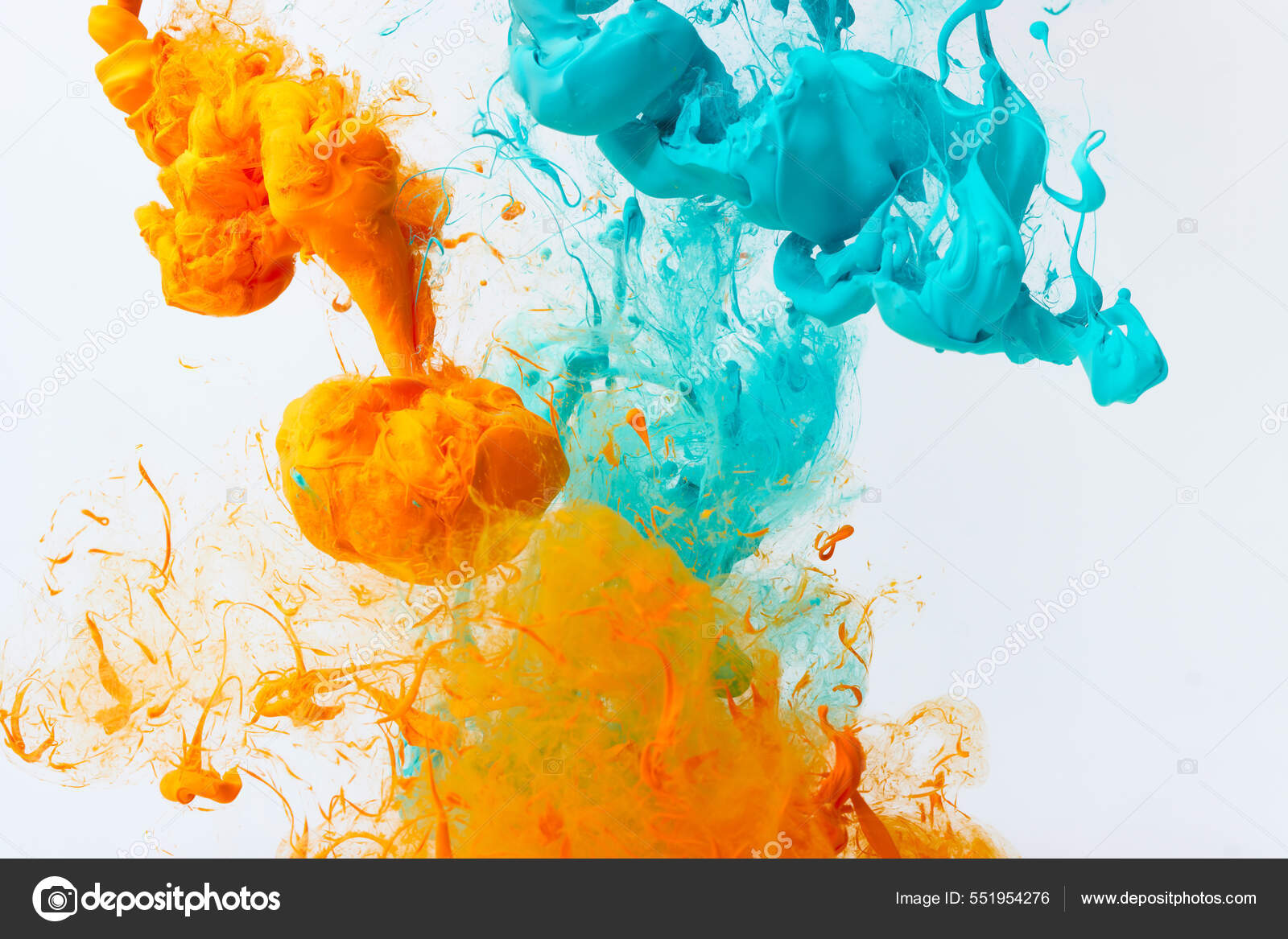 Abstract Paint Splash Background Mixed Ink Water Stock Photo by ©Nik ...