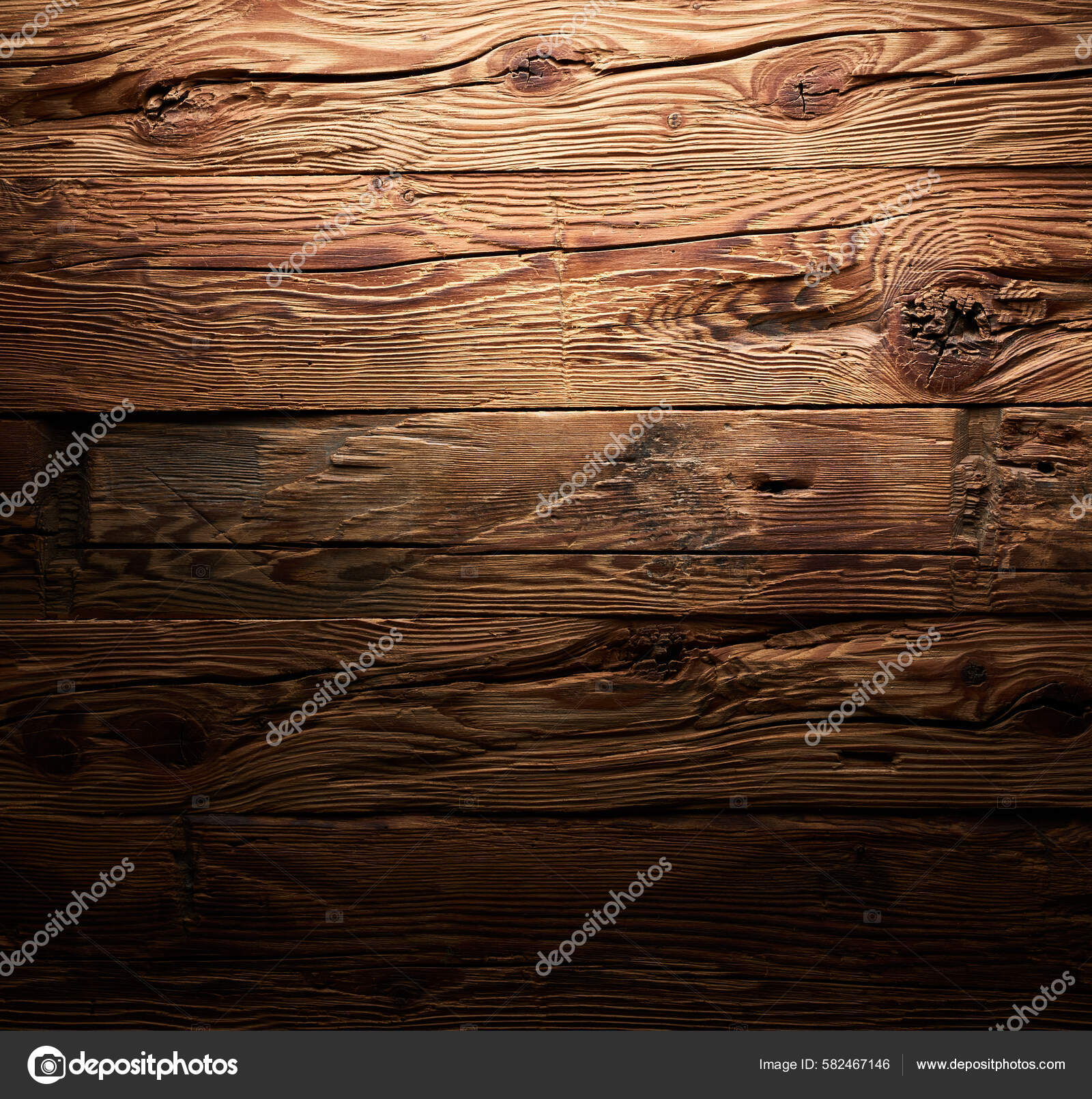 Dark Rustic Wood Background