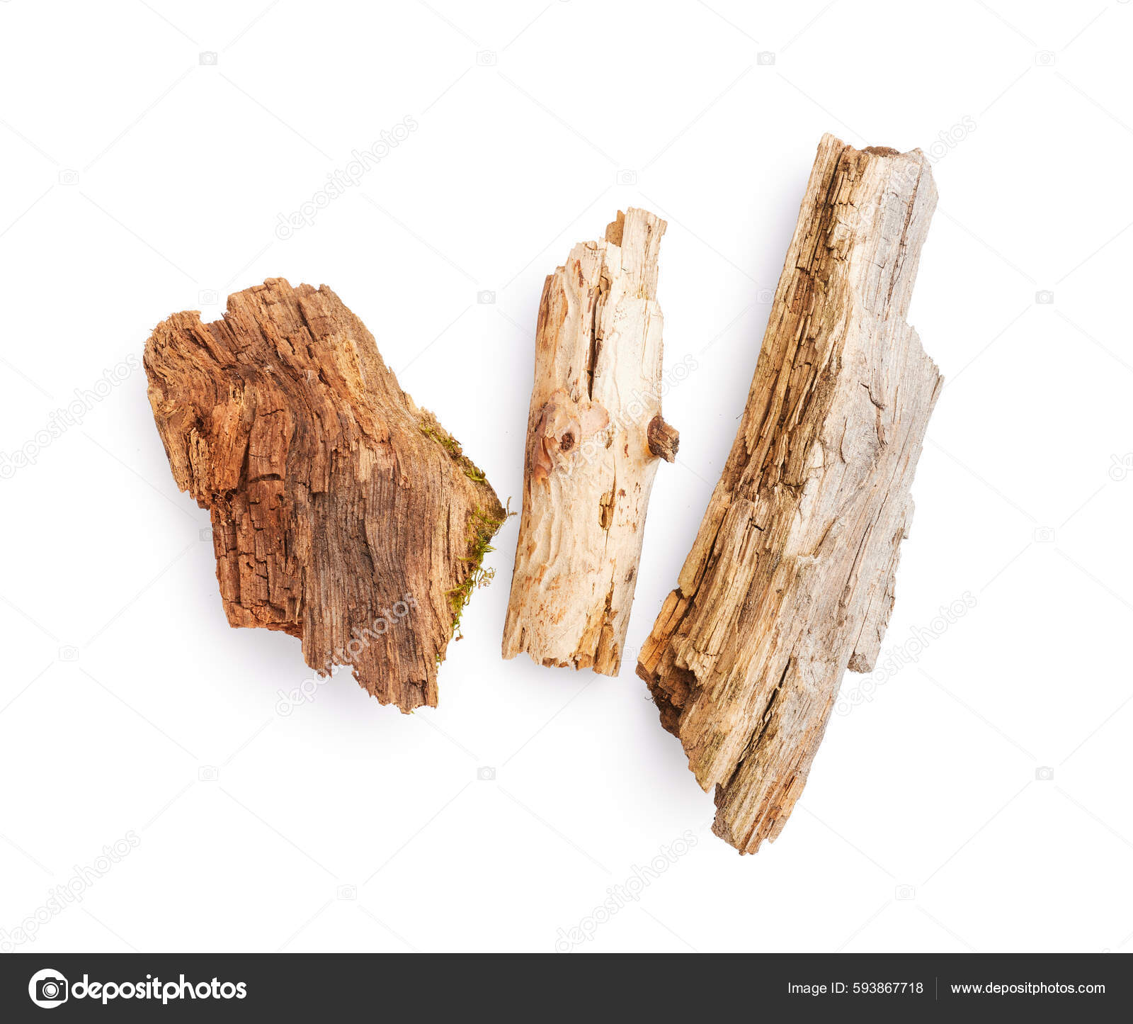 Broken Wooden Sticks Isolated White Background — Stock Photo © Nik ...