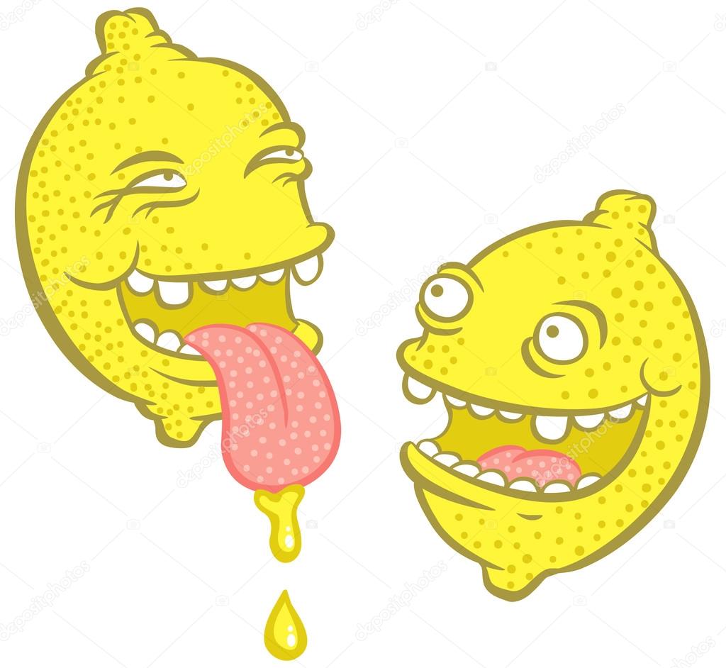 Sour Face Clipart Cartoon