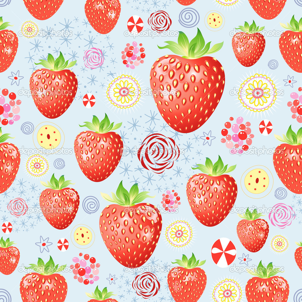 Texture of a delicious strawberry Stock Vector Image by ©tanor #24269553