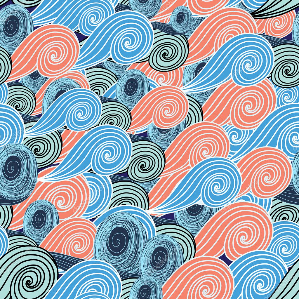 Abstract wave pattern — Stock Vector © tanor #41089569