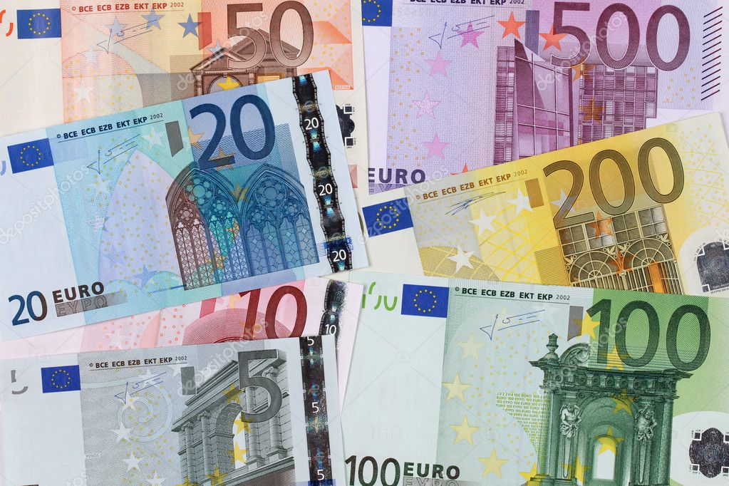 All seven Euro banknotes Stock Photo by ©Boarding2Now 23483553