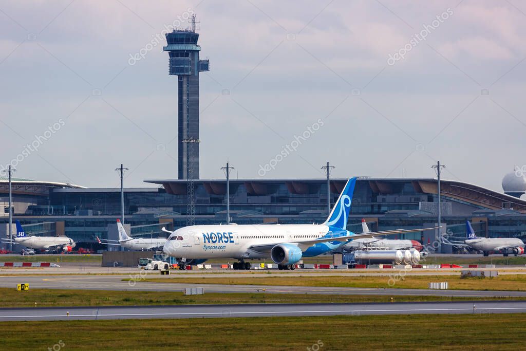 Oslo, Noruega - 15 de agosto de 2022: Norse Atlantic Airways Boeing 787 ...