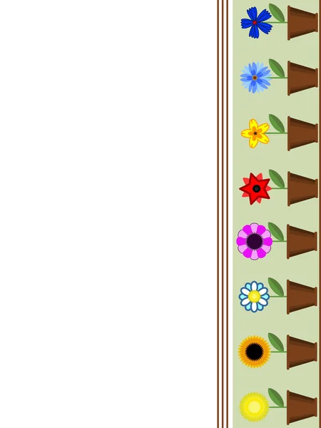 Simple Flower Borders Design