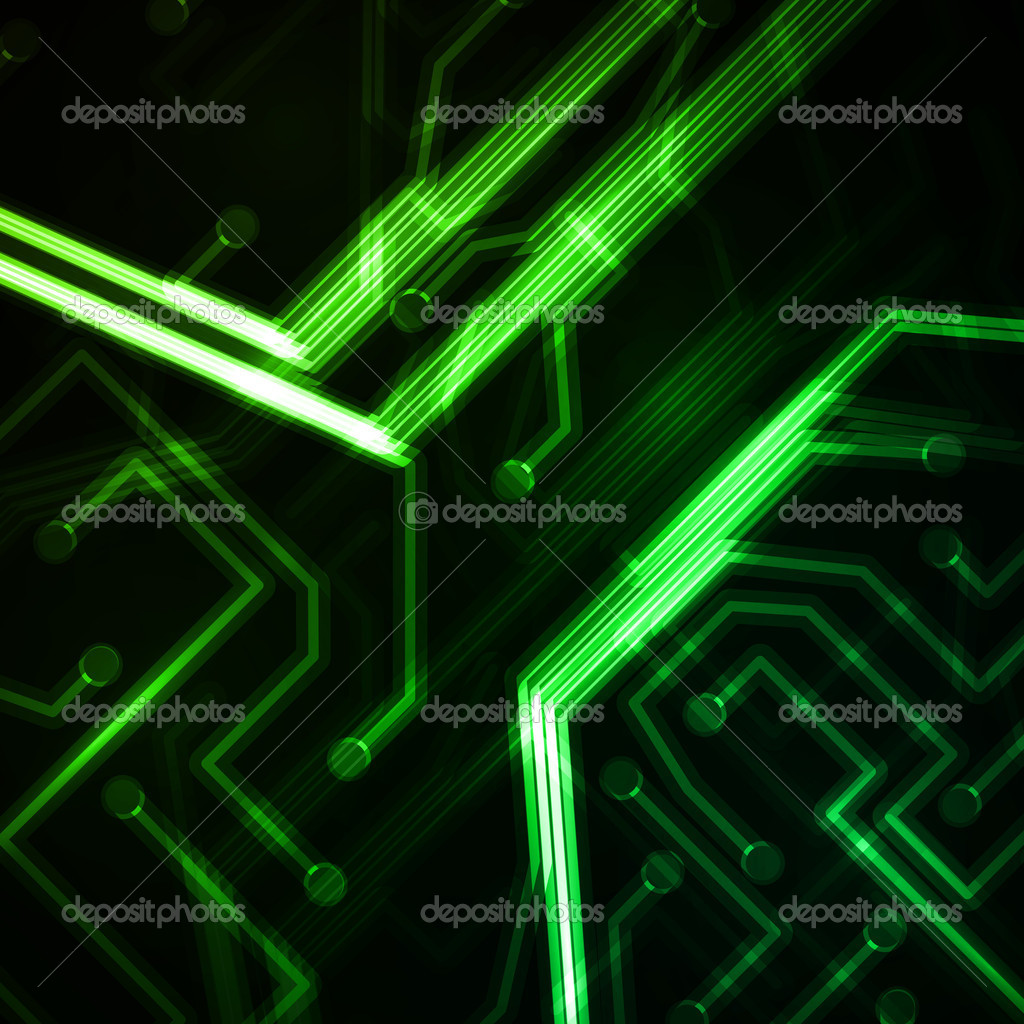 Neon circuit board. Stock Vector Image by ©majcot #20794737