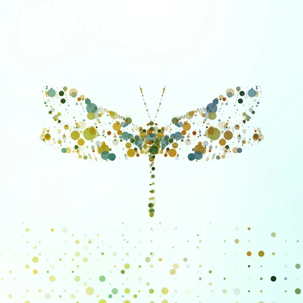 Abstract dragonfly — Stock Vector © majcot #30704765