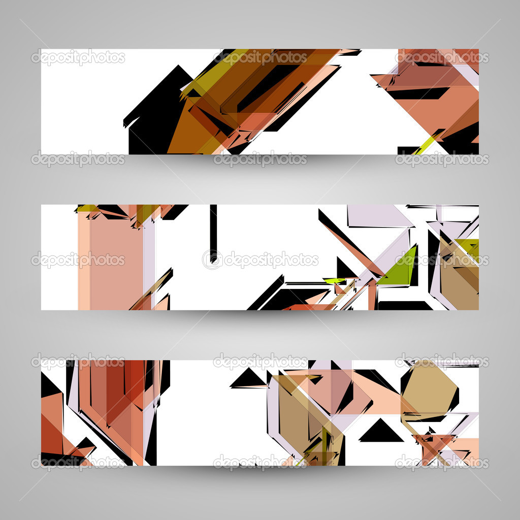 Fondos de banner abstractos Vector de stock por ©majcot 50313183