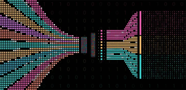 Abstract Infographics Visualization Big Data Code Representation ...
