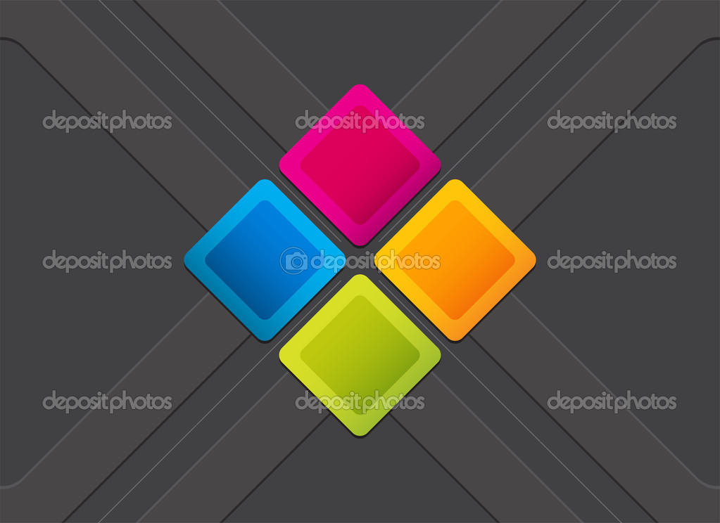 Colorful square blank background Stock Vector by ©place4design 12904025