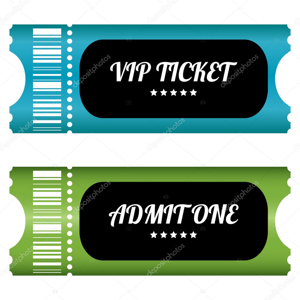 Two VIP tickets with special design Stock Vector Image by ©place4design ...