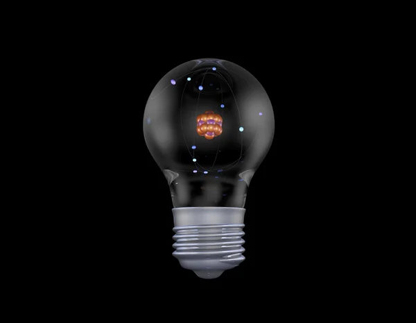 Light bulb atom particle Stock Photos, Royalty Free Light bulb atom ...