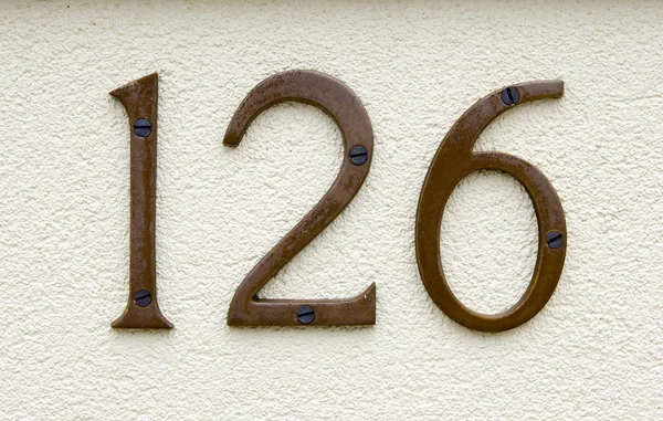 House numbers 1 to 100 — Stock Photo © defotoberg #7821083