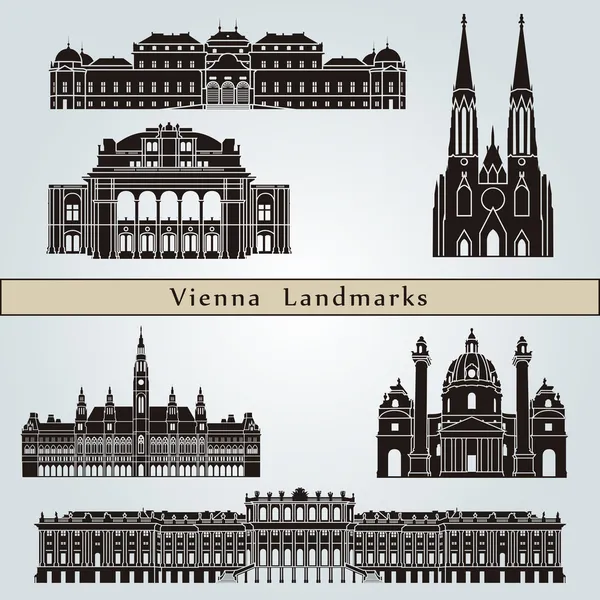 Icono del esquema de viena imágenes de stock de arte vectorial ...