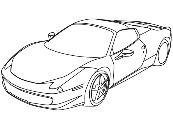 7,418,848 Sports car outline Vector Images | Depositphotos