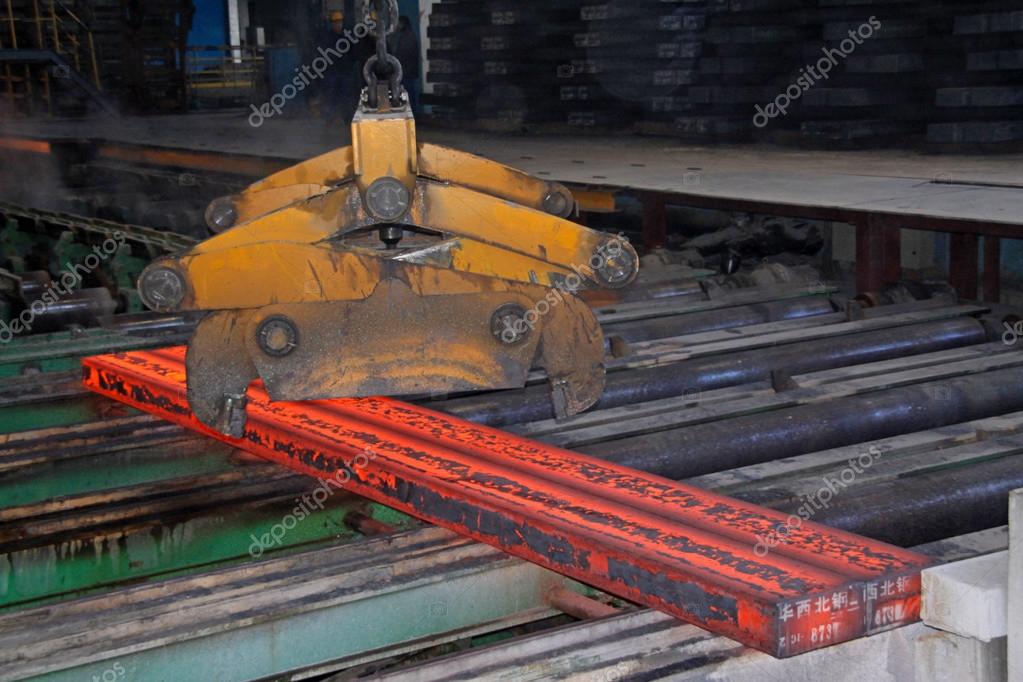 High temperature steel ingots — Stock Photo © lnzyx #43334635