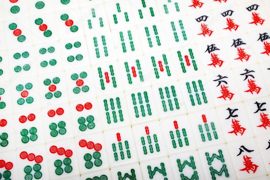 Mahjong tiles game background Stock Photo by ©lnzyx 50839053
