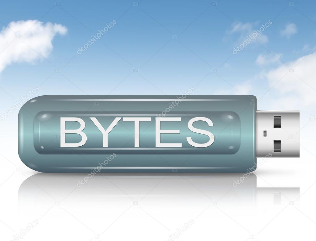 Concepto de byte. — Foto de stock © 72soul #36350023