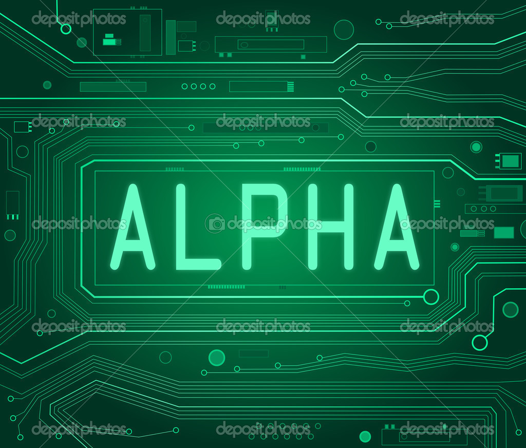 Alpha concept. — Stock Photo © 72soul #36700047