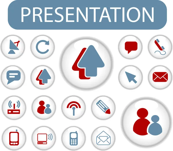 100 presentation signs — Stock Vector © gupusk #5006164