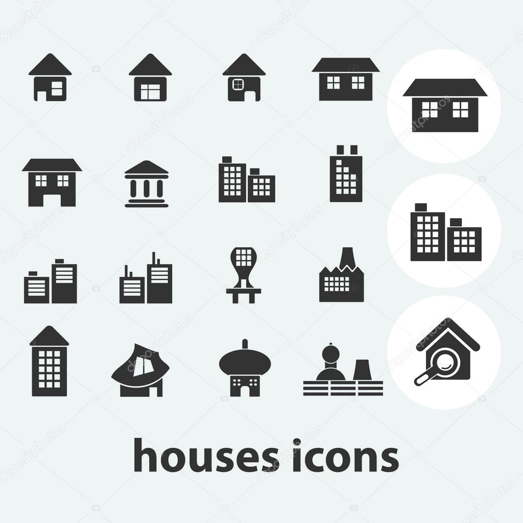 Cute House Icons