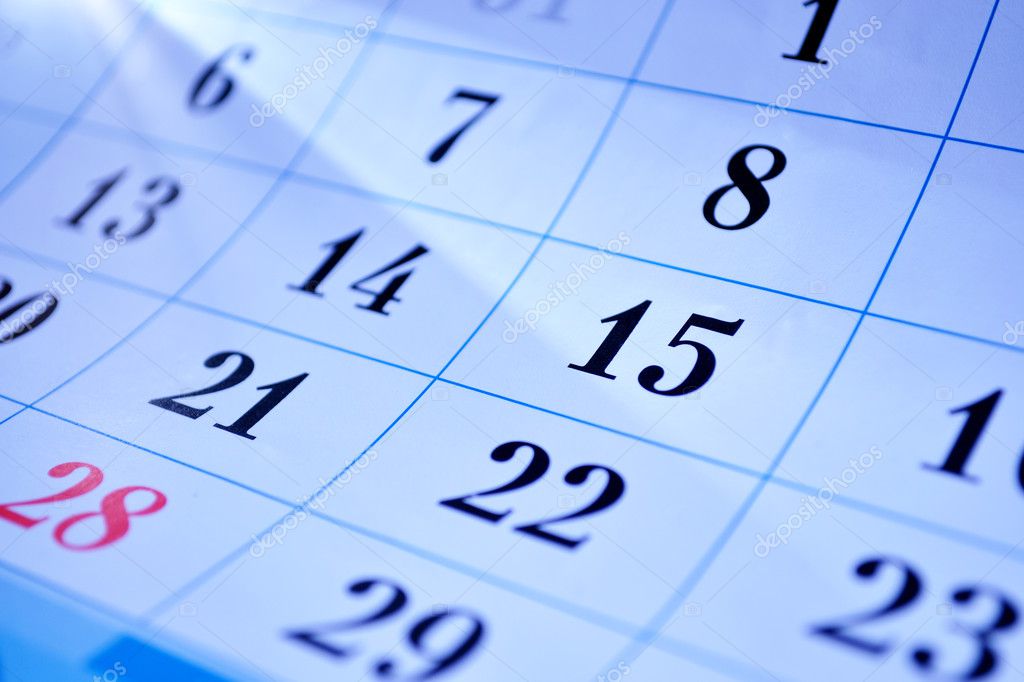 Fechas del calendario 2025