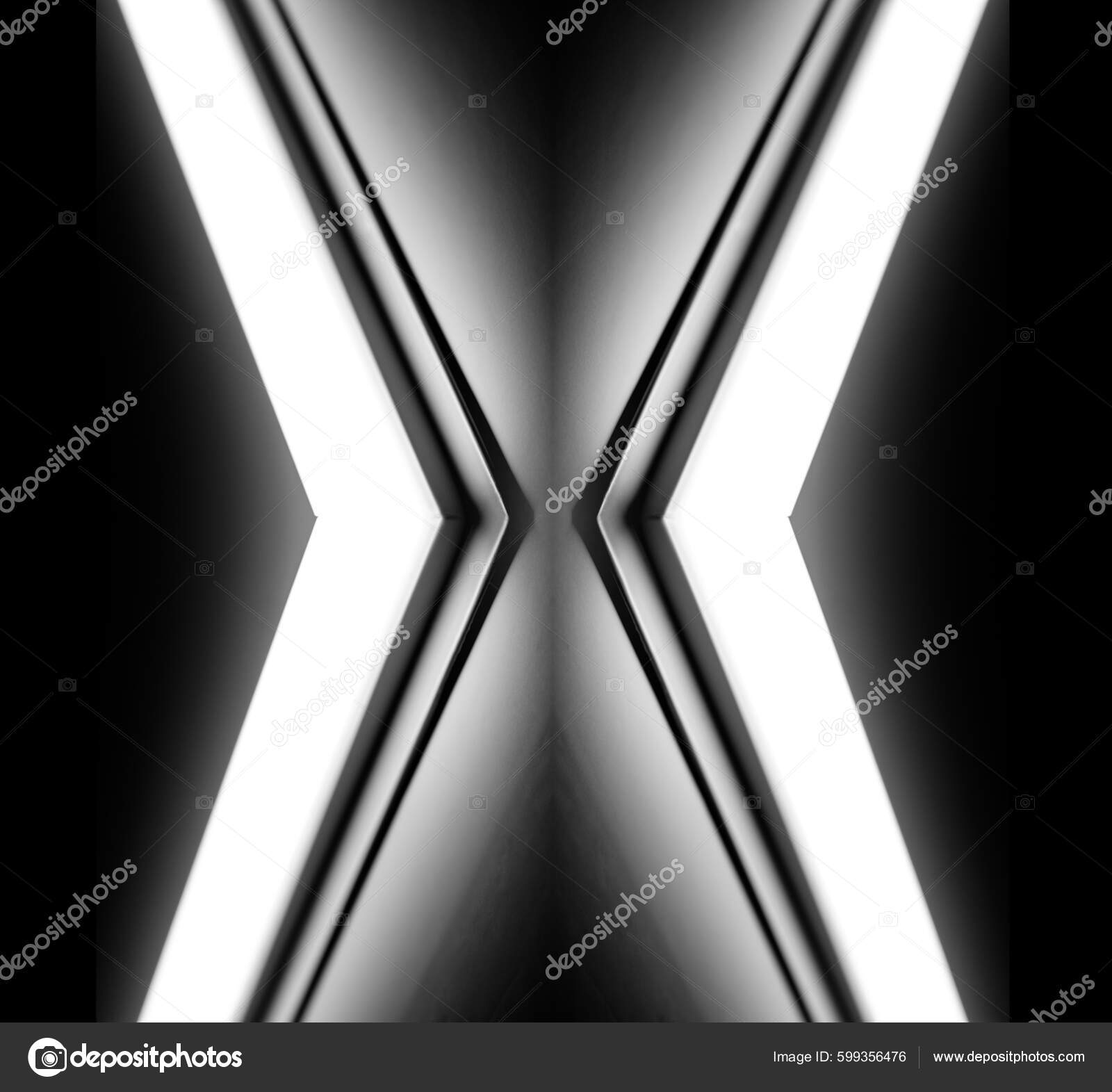 Bright Shaped Led Light Dark — Stock Photo © Roberto_Sorin #599356476