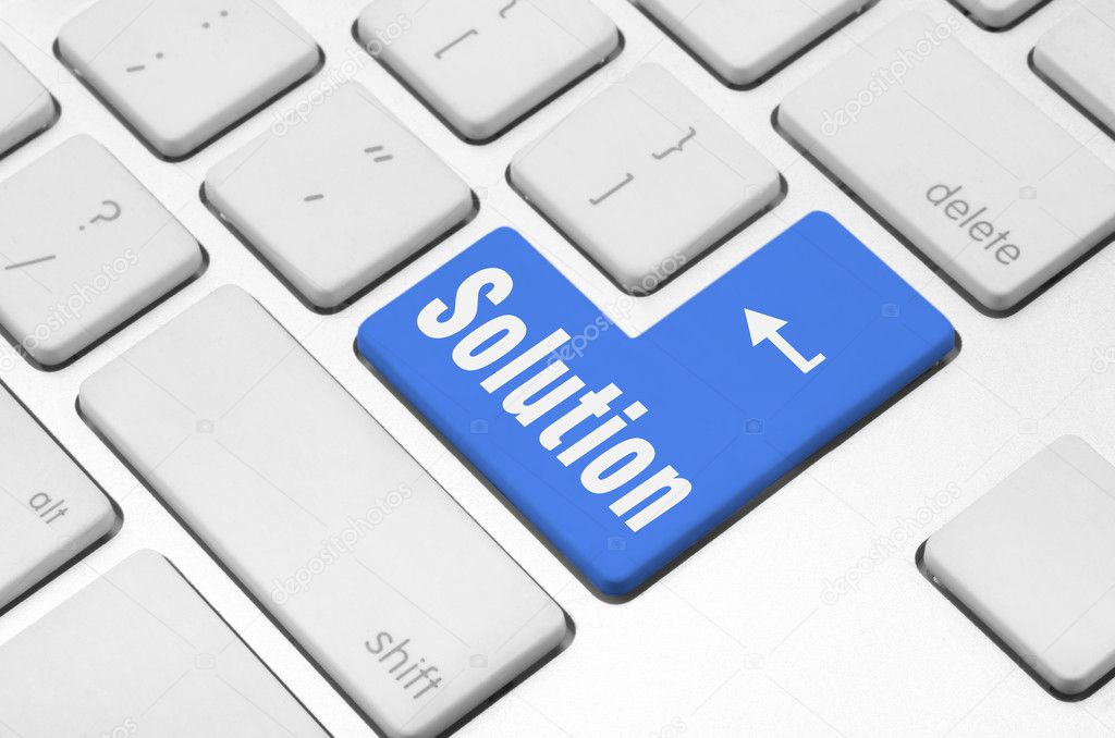 Solution key on the computer keyboard Stock Photo by ©TpaBMa2 26886991