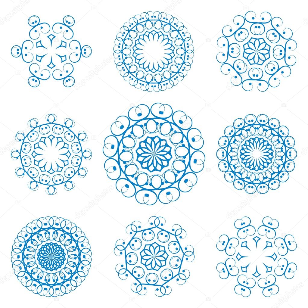 Conjunto de arabesco vector, gráfico vectorial © Artulina1 imagen #22171429