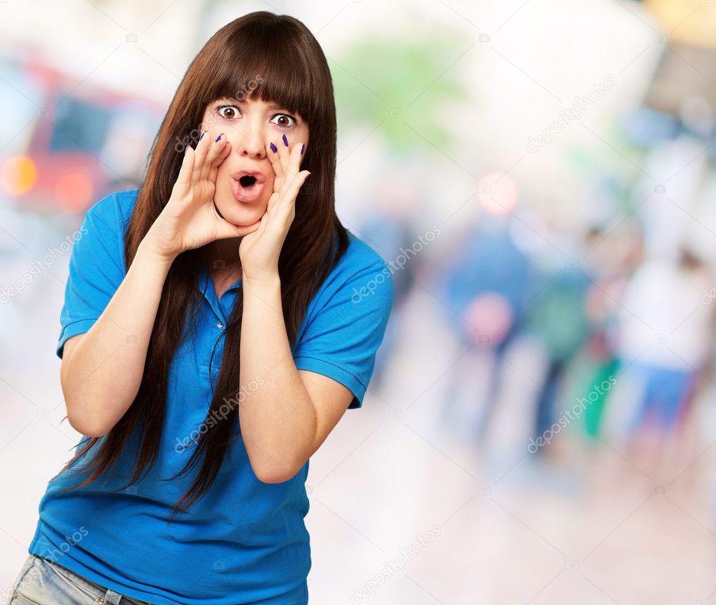 Portrait of a teenager screaming — Stock Photo © Krakenimages.com #13309323