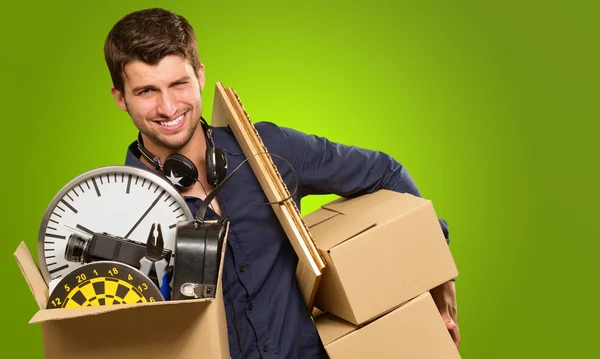 Man Holding Objects — Stock Photo © Krakenimages.com #13361332