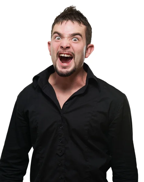 Crazy man screaming Stock Photos, Royalty Free Crazy man screaming ...