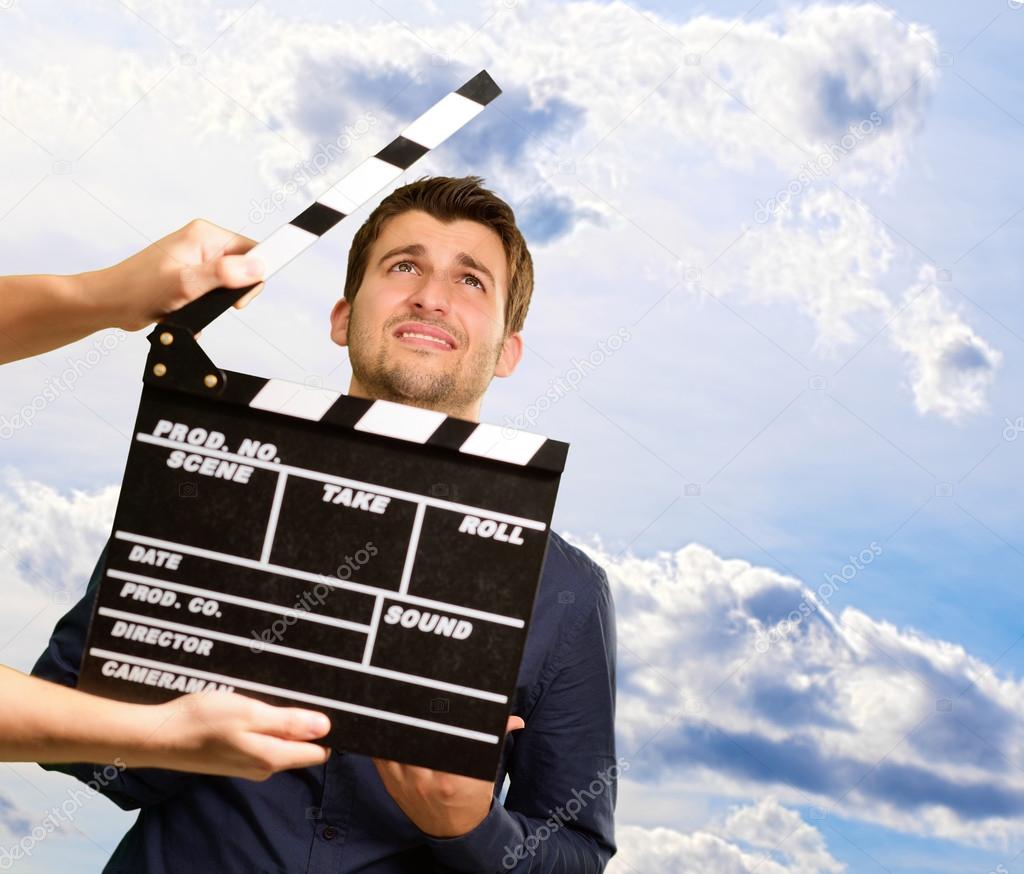 Director Clapping The Clapper Board Stock Photo by ©Krakenimages.com ...