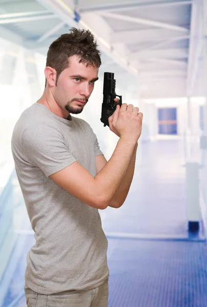Man holding gun Stock Images - Search Stock Images on Everypixel