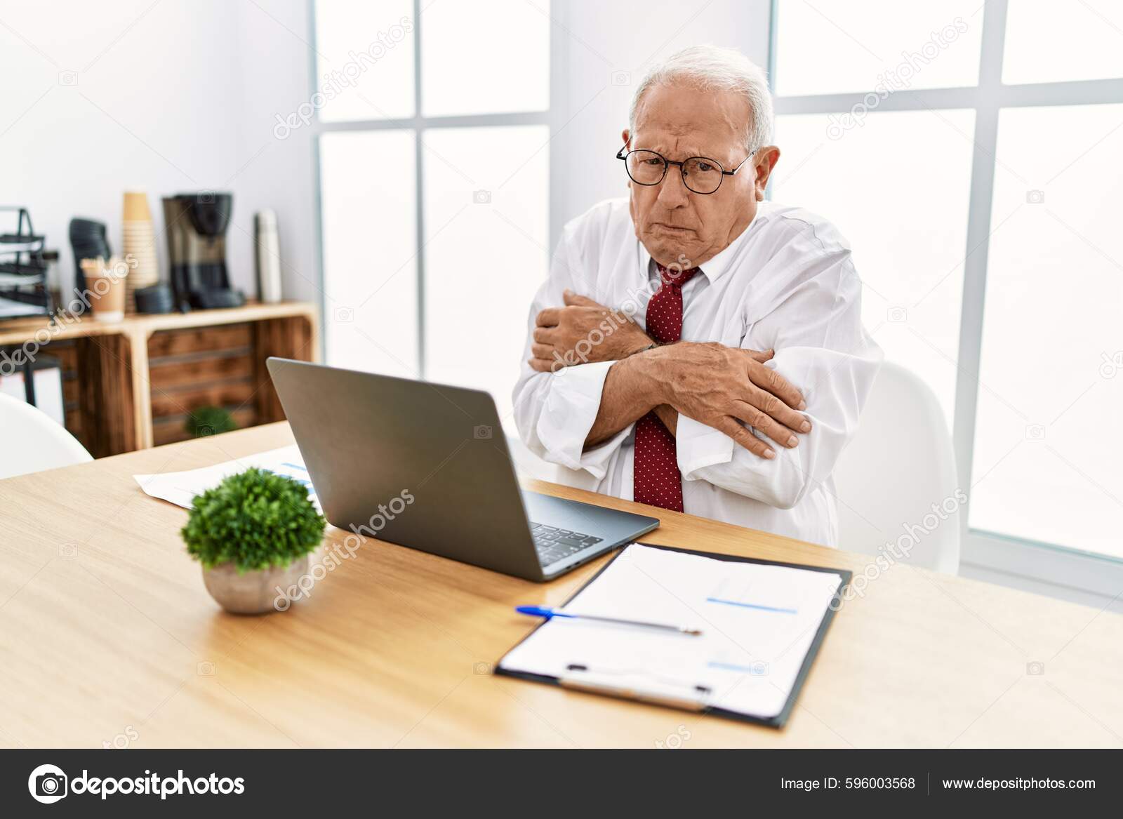 Freezing Cold Office