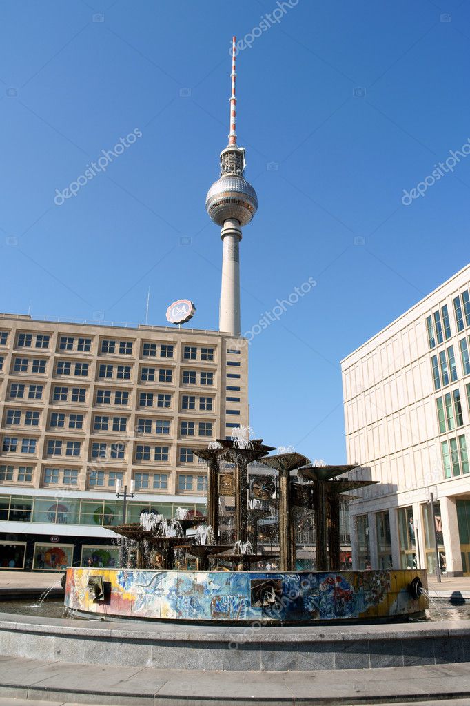 Alexanderplatz and Fernsehturm in Berlin, germany – Stock Editorial ...