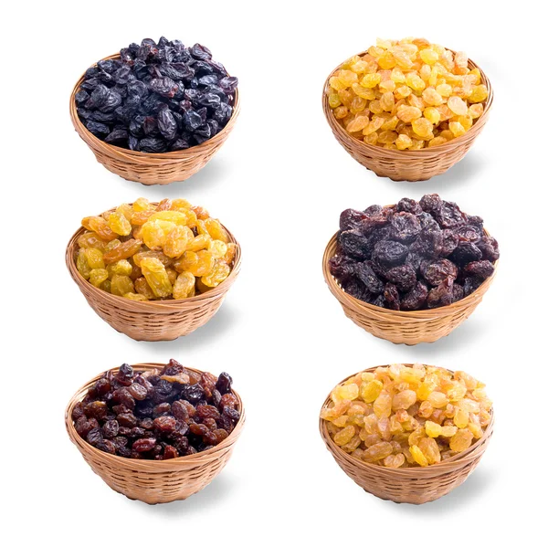 Different varieties of raisins — Stock Photo © kornienkoalex #23150076