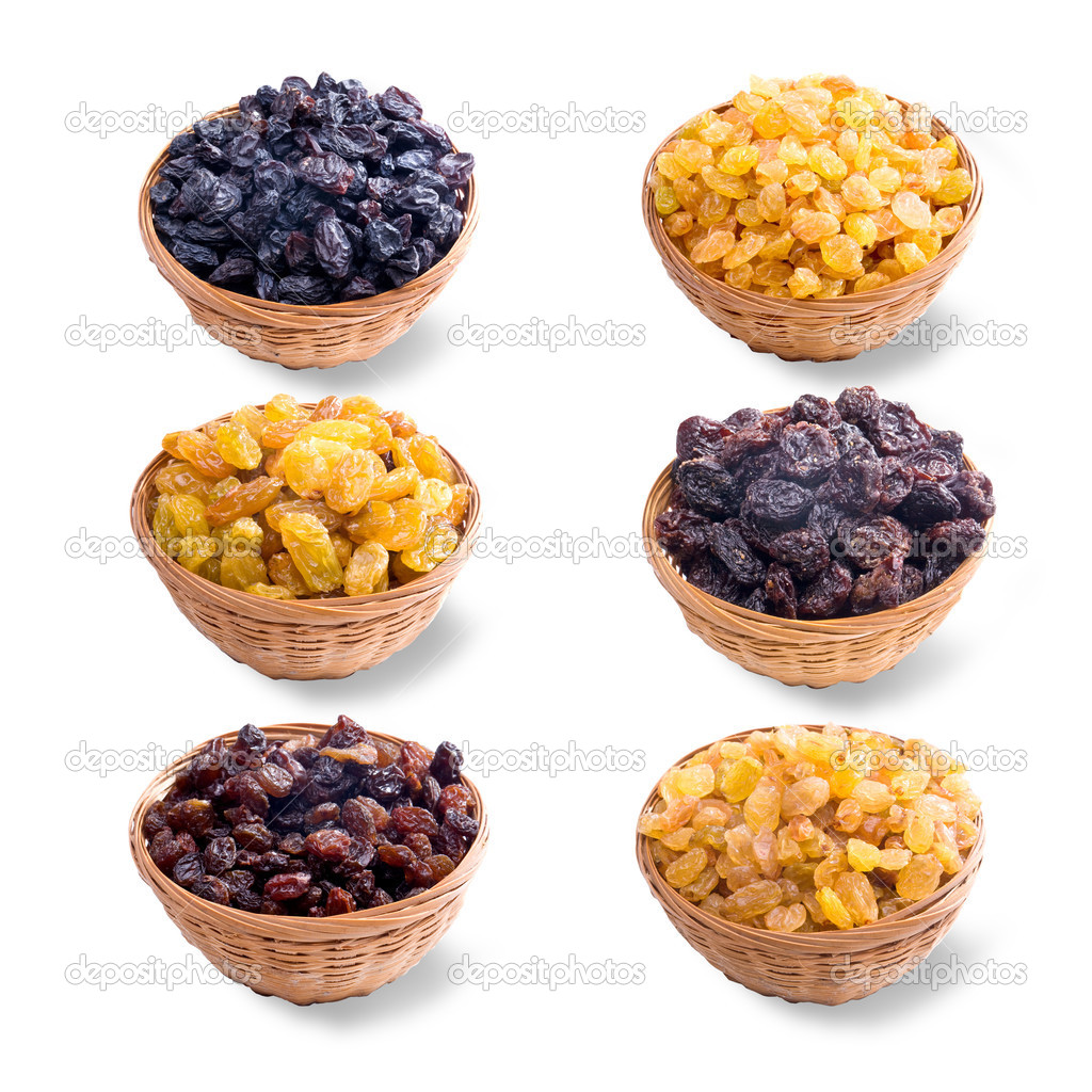 Different varieties of raisins — Stock Photo © kornienkoalex #22931808