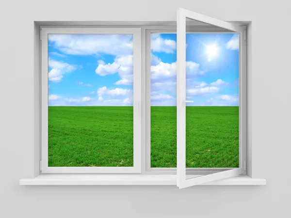 Window with Beautiful Landscape Behind Stock Photo by ©ras-slava 12209136