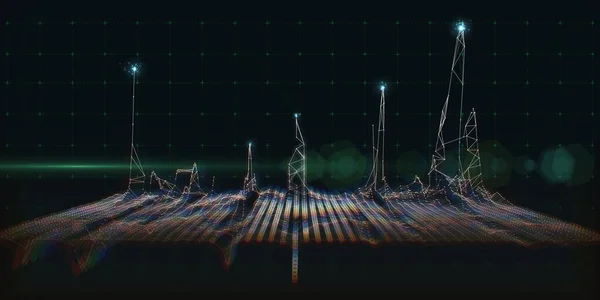 Abstract Technology Background Wireframe White Grid Visual Presentation Analytics Wireframe ...