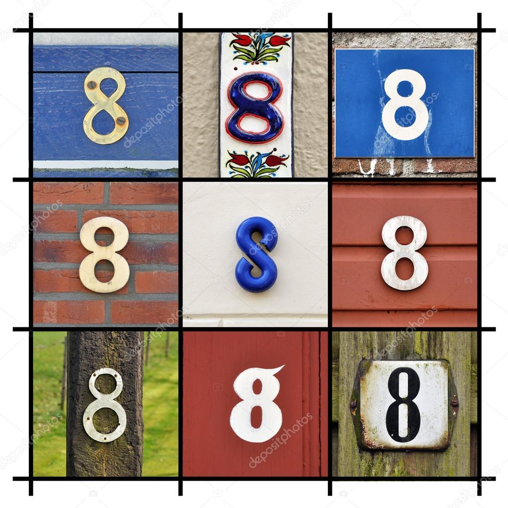 Números Ocho: fotografía de stock © defotoberg #26077491 | Depositphotos