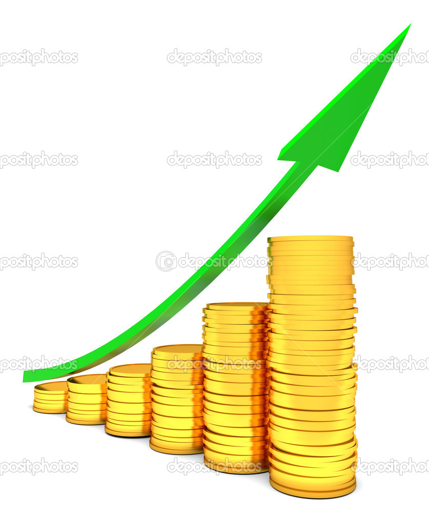 Coins chart Stock Photo by ©dengess 13598100