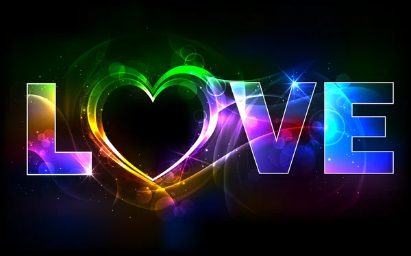 Colorful love background Vector Art Stock Images | Depositphotos