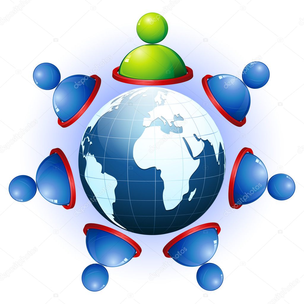 Human Networking Stock Vector Image by ©vectomart #19546517