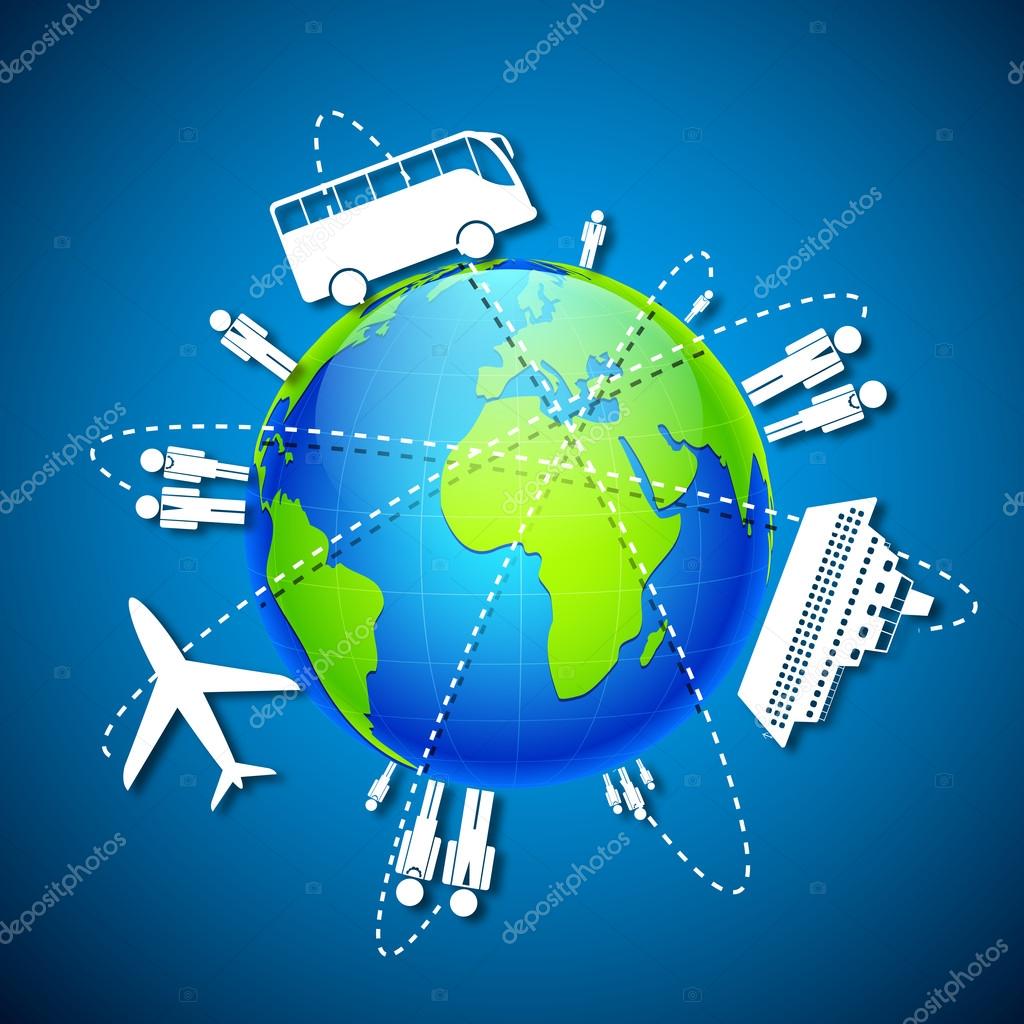 Transporte mundial vector, gráfico vectorial © vectomart imagen #19910415