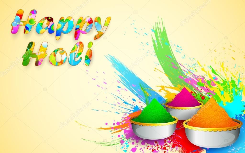 Holi Design Stock Vector Image by ©vectomart #22300697