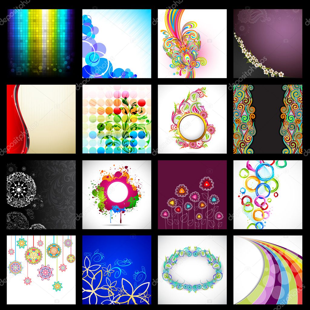 Vector Background Collection Stock Vector Image by ©vectomart #24833625