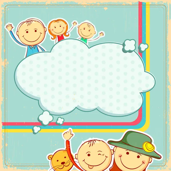 Kids abstract background Vector Art Stock Images | Depositphotos