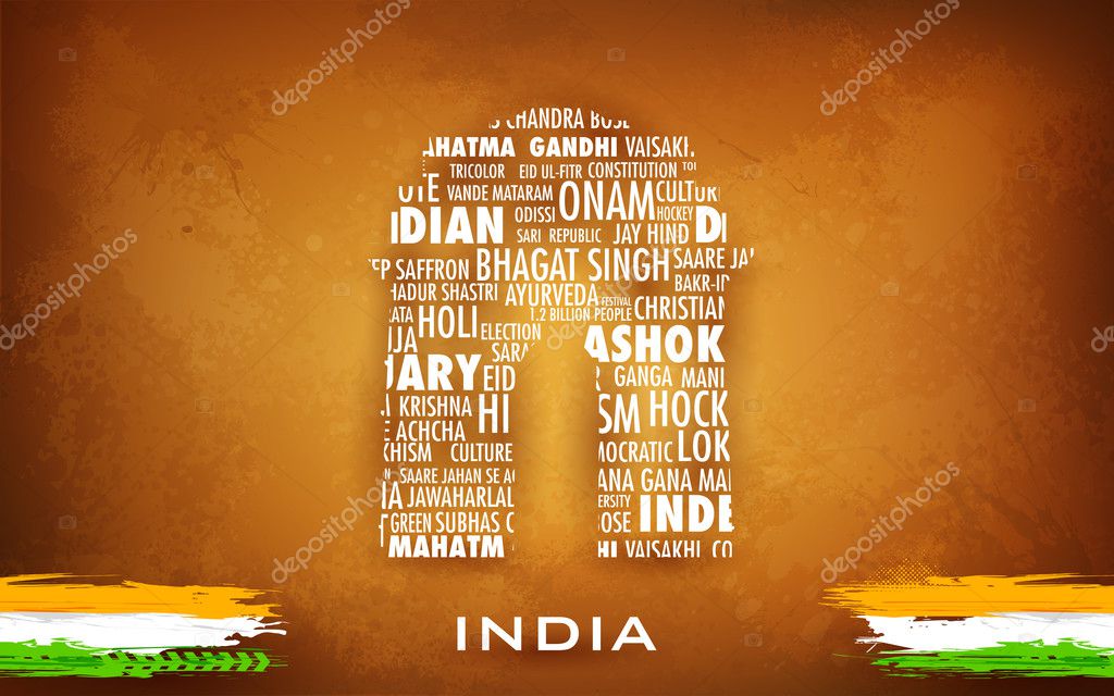 Typography India Gate Stock Vector by ©vectomart 29801223